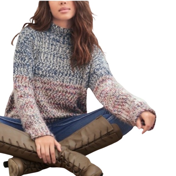 VENUS | Sweaters | Venus Sweater Oversized Knit Crop Long Sleeve Pink ...